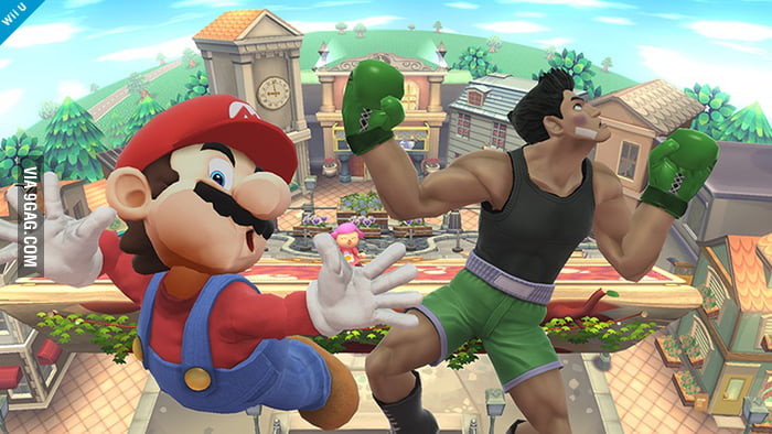 Whoa, Mario has a neck! - 9GAG