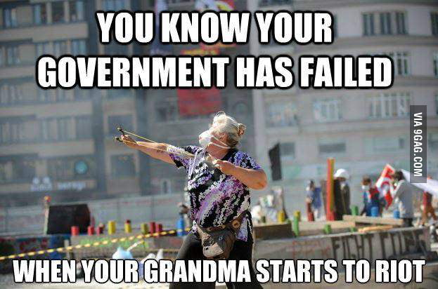 Grandma's rage - 9GAG