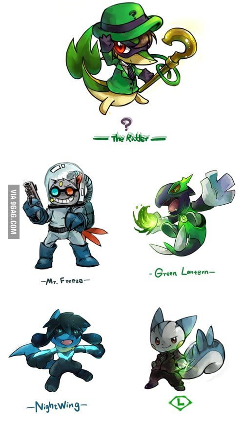 Pokémon in the DC universe - 9GAG