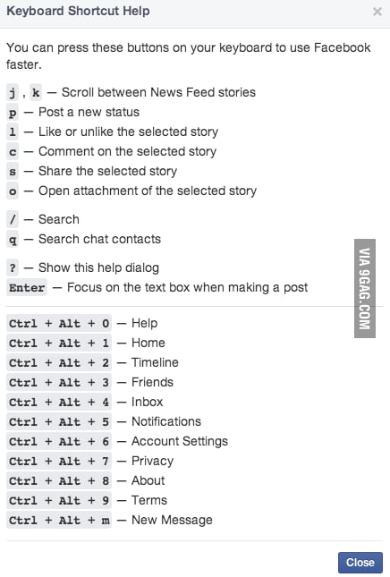 Keyboard bashing on facebook... - 9GAG