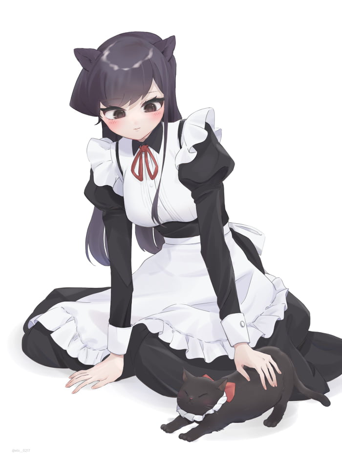 Cat Komi Maid and Chocolate - 9GAG