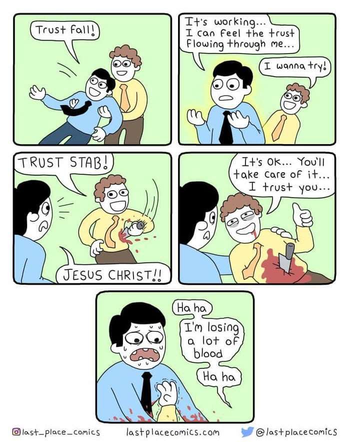 Trust fall! - 9GAG