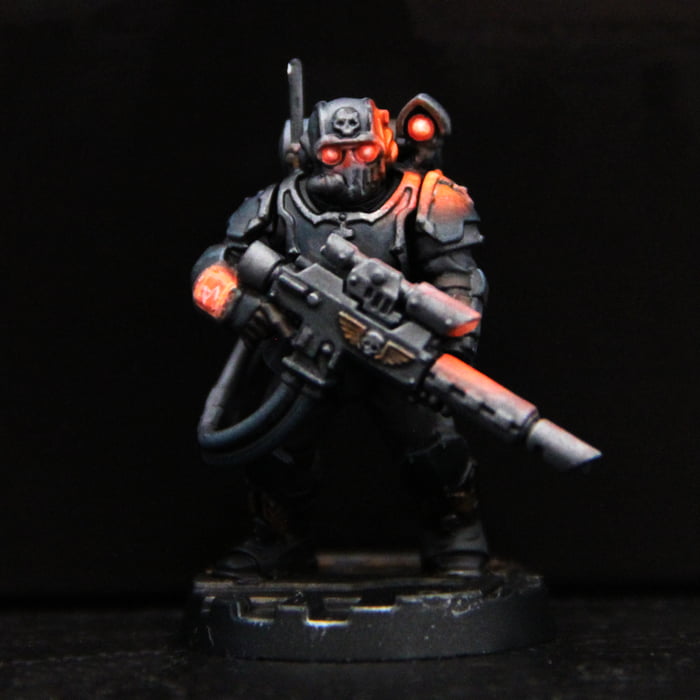Trooper of Psion Jakals, 54th regiment of Tempestus Scions - 9GAG
