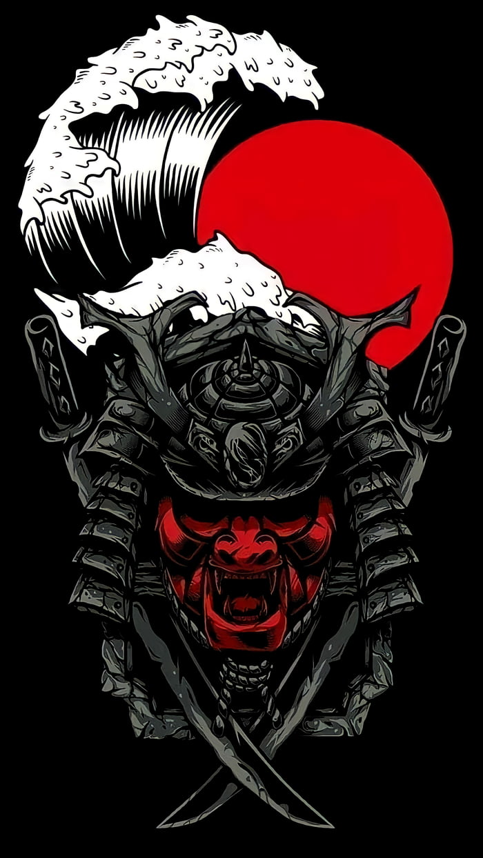Samurai Wave (2304x4096) - 9GAG