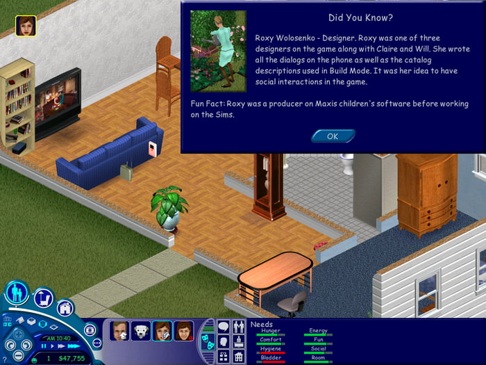 Was playing the original Sims for the first time 20 years, only to find ...