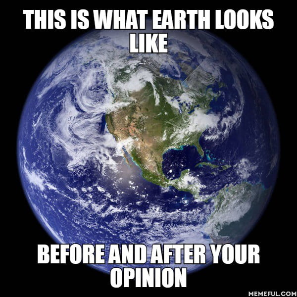 But don't worry - a large space rock will change everything soon enough ...