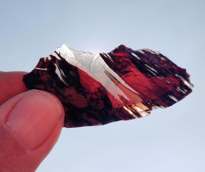 Red and Clear Obsidian - 9GAG