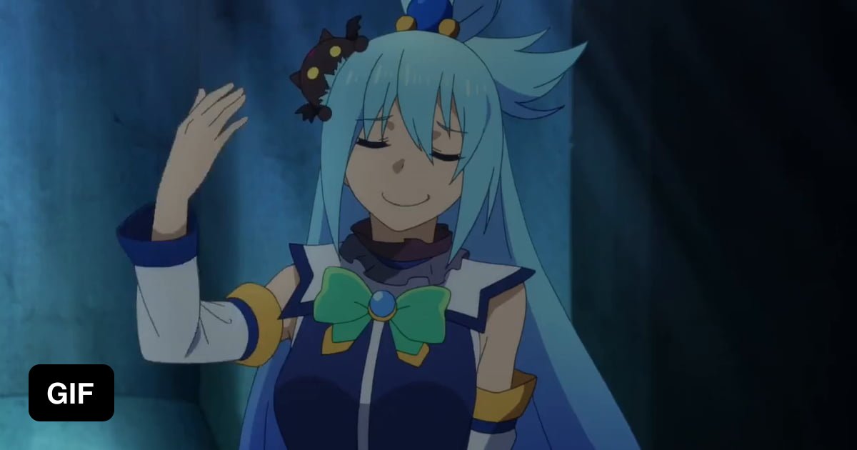 Aqua being Smug - 9GAG