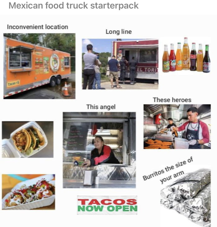 Taco truck starter pack - 9GAG