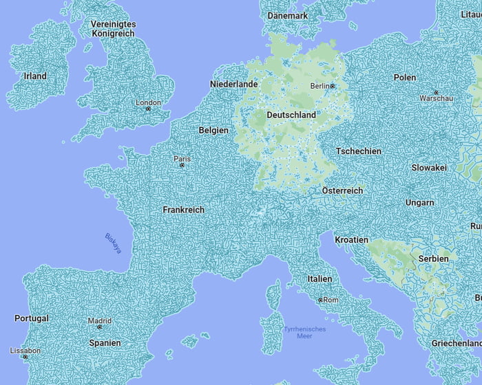 You can see the strict data protection laws of Germany in Google Maps ...