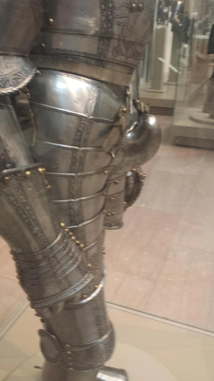 This suit of armor has a codpiece - 9GAG