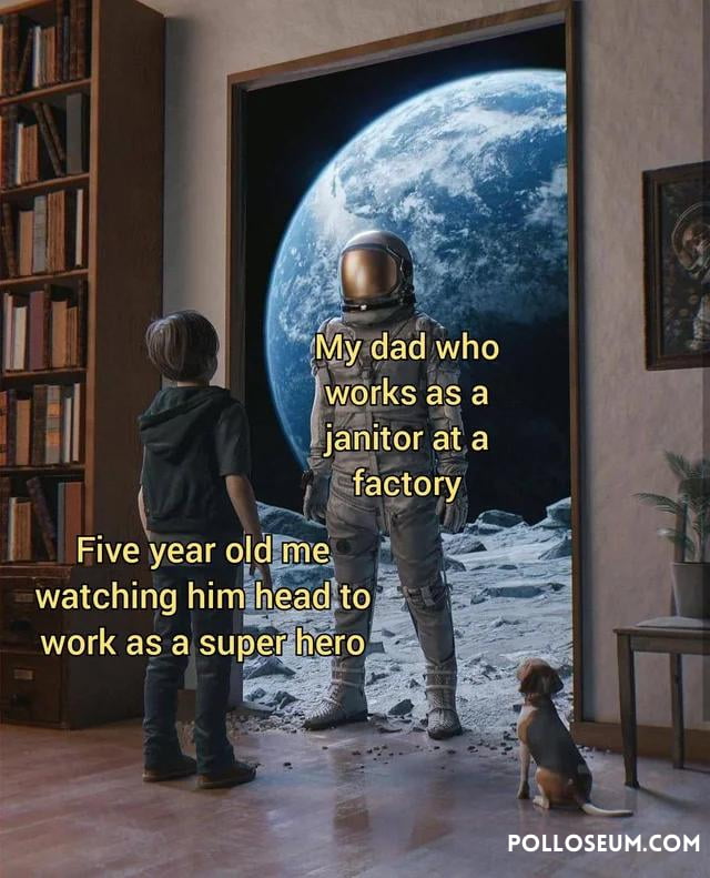 Shout out to our super hero dads out there. - 9GAG