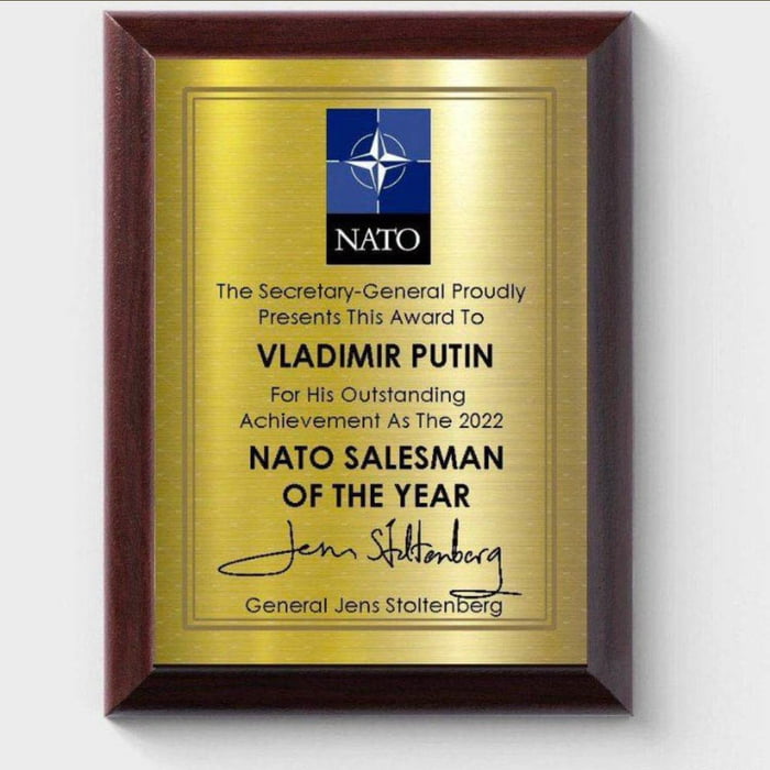 Congratulations mr. Putin for the outstanding achievement! Two new ...