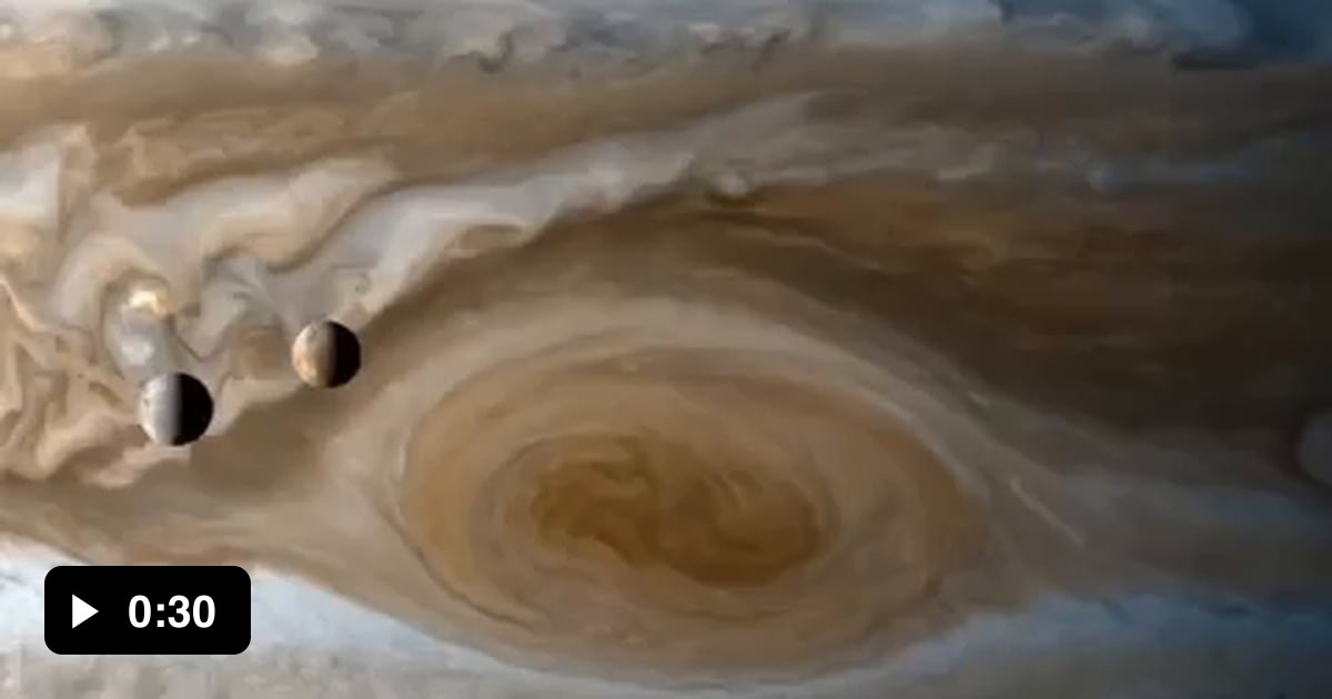 Europa & Io moons orbiting Jupiter, captured by the Cassini space probe - 9GAG