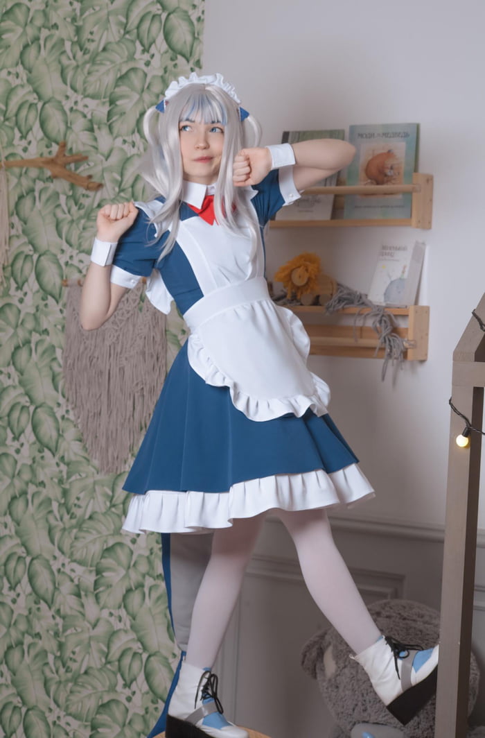 Gawr Gura cosplay by Murrning_Glow - 9GAG