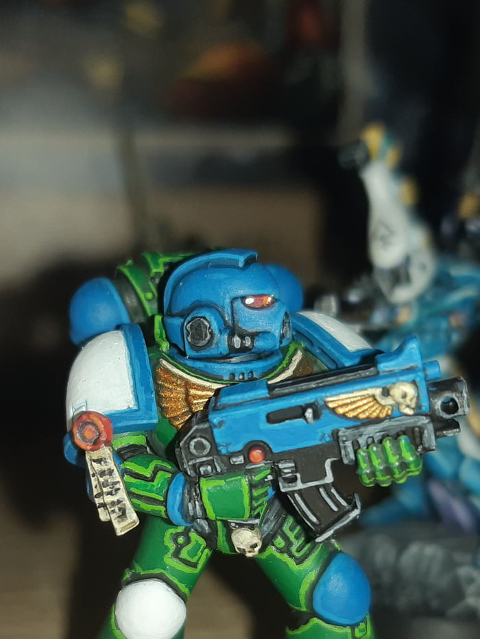 Space marines eyes are not that chalenging, I must say, when you had to ...