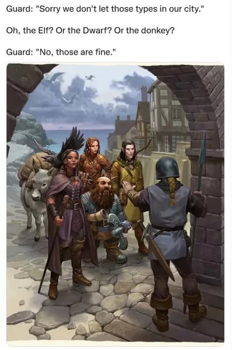 DnD NPC Guard - 9GAG