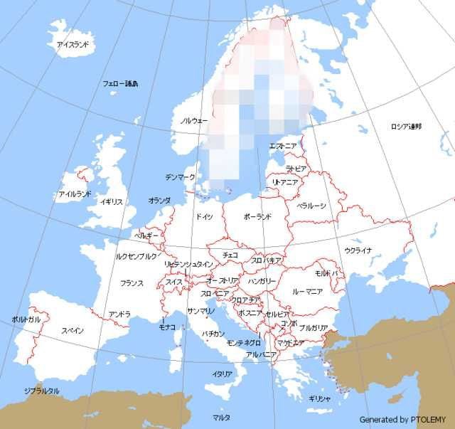 Japanese map of Europe - 9GAG