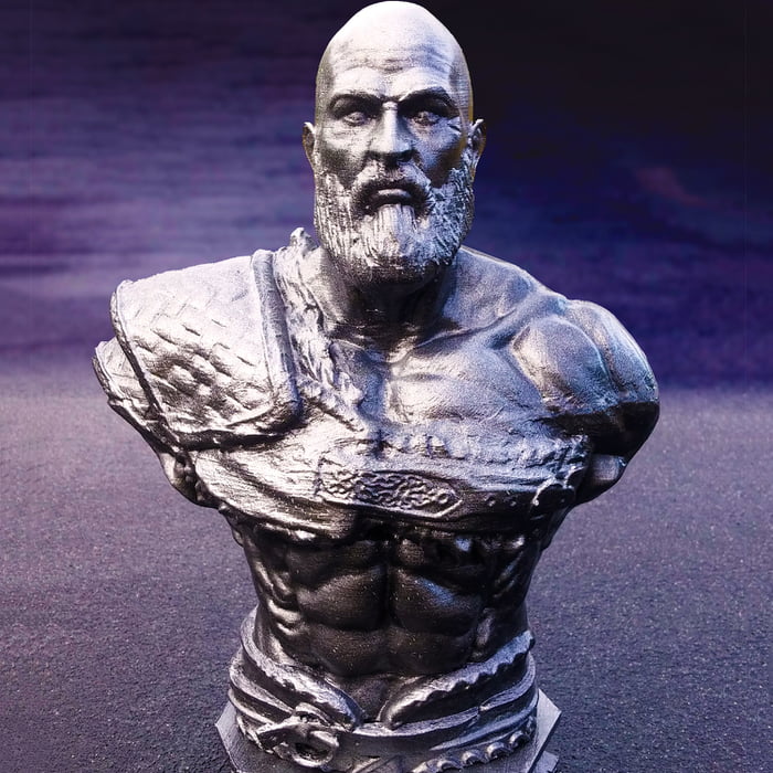 My brother is a big fan of God of War. For Christmas I 3D printed him ...
