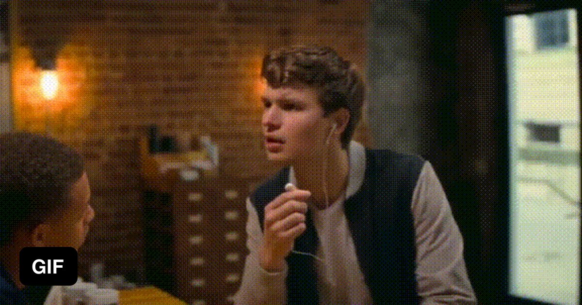 In 'Baby Driver', the moment Baby sees Deborah at the coffee shop, the ...