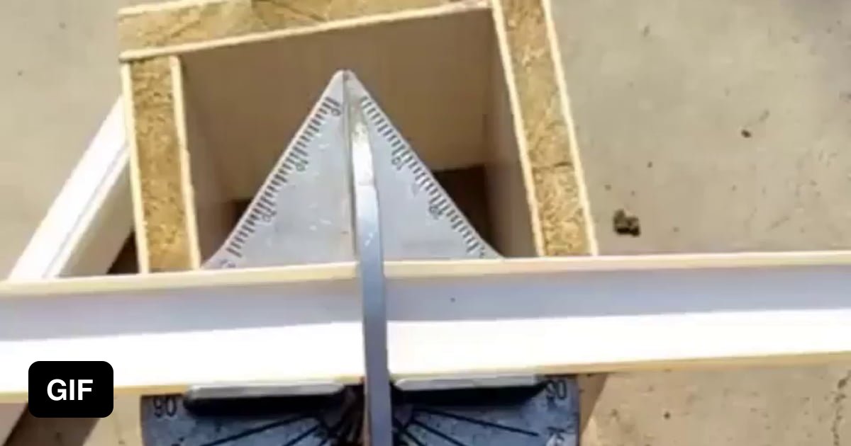 This tool makes it easier to cut an angle - 9GAG