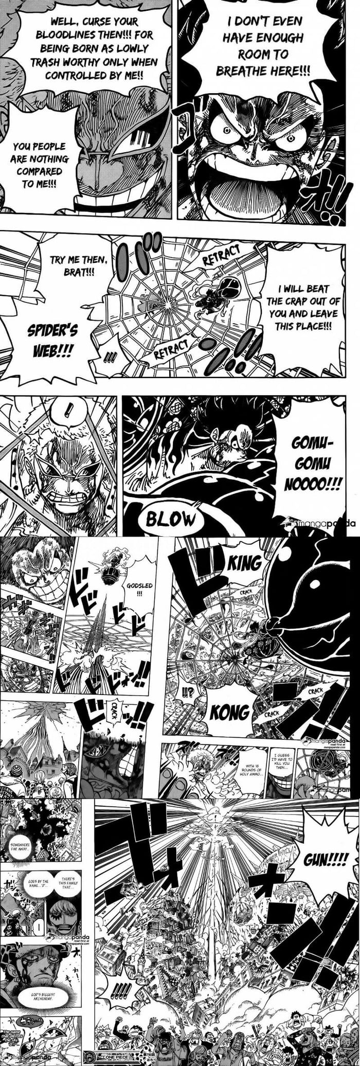 "Daily" One Piece screenshots. Day 153. Luffy defeats Doflamingo. - 9GAG
