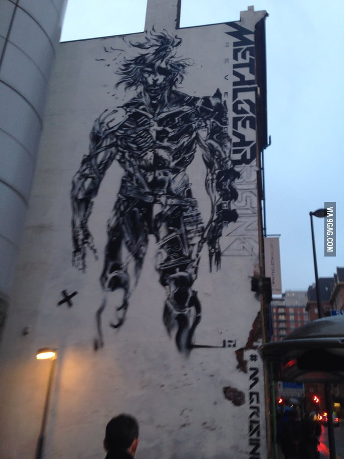 Amazing Metal Gear Solid: Rising Graffiti In Leeds (UK) - 9GAG