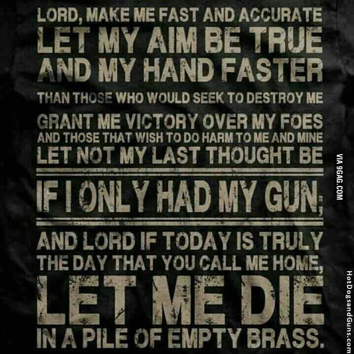 Gun fighters prayer - 9GAG