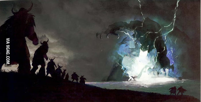 To those who say animation are for kids ... An early concept art of ...