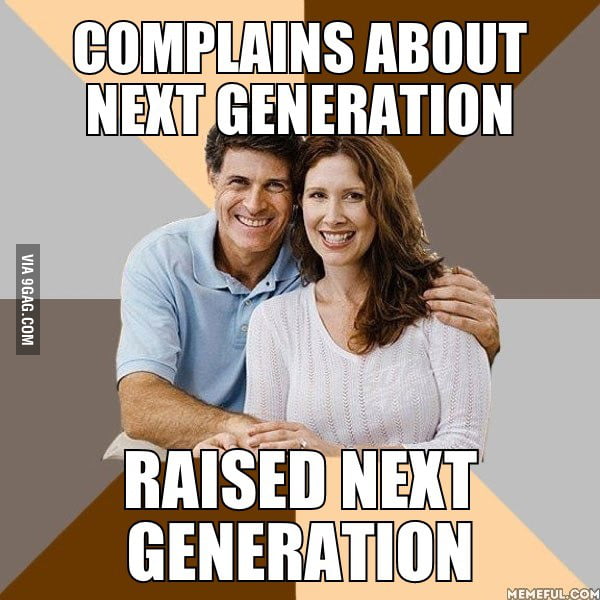 Every scumbag parent meme ever. - 9GAG