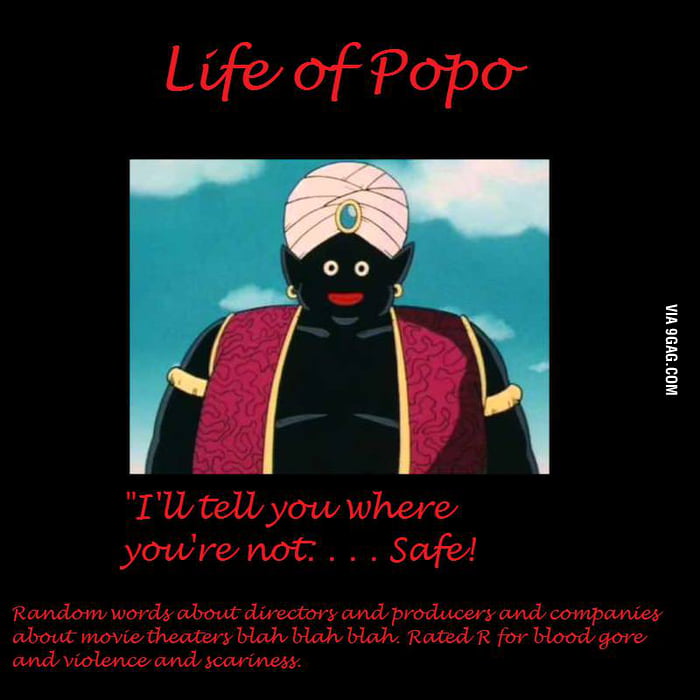 Saw your horror movie "Life of Po" . . .I think this would be a more ...