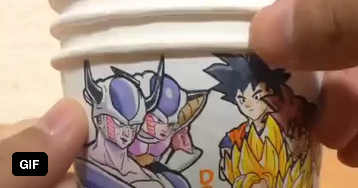 Dragon Ball rotating-paper-cup - 9GAG