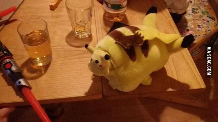 Rare footage of a pikachu giving birth - 9GAG