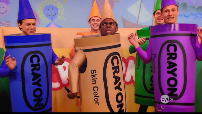 Skin Color Crayon (by Studio C) - 9GAG