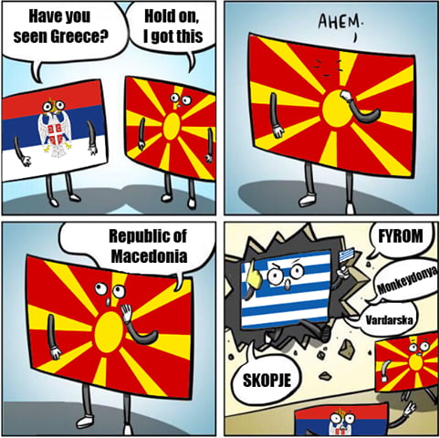 Macedonia vs greece - 9GAG