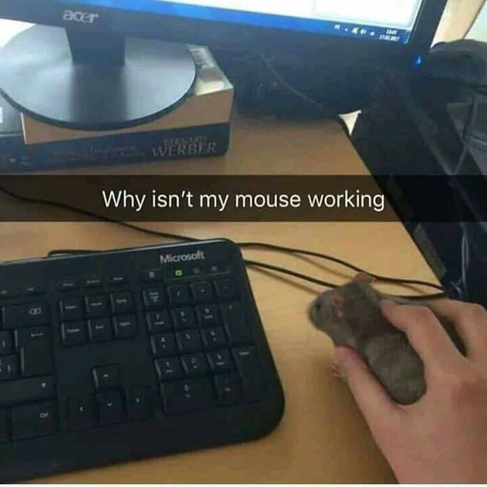 Mouse is broken - 9GAG