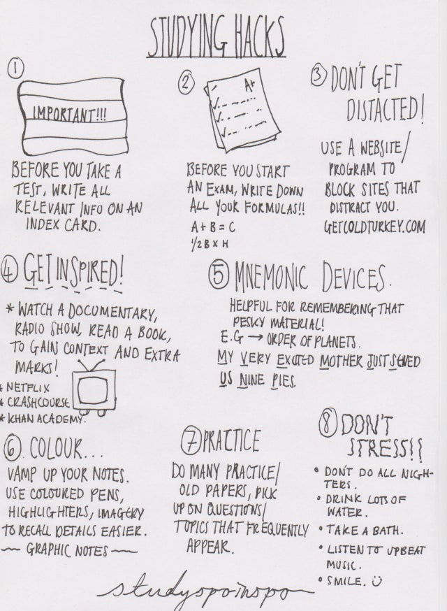 Study hacks: study smart, not hard! - 9GAG