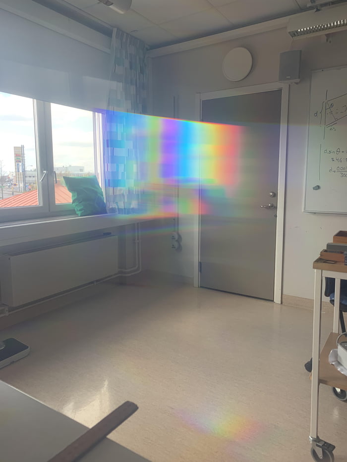 Picture Through Diffraction Gitter - 9GAG