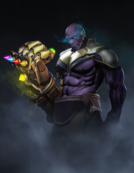 Doomfist X Thanos Art from @BossLogic - 9GAG