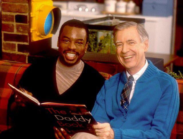 Mr. Rogers and LeVar Burton. 1998 - 9GAG