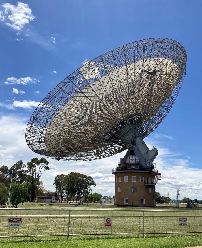 The Parkes Radio Telescope (Australia) - the dish that received the ...