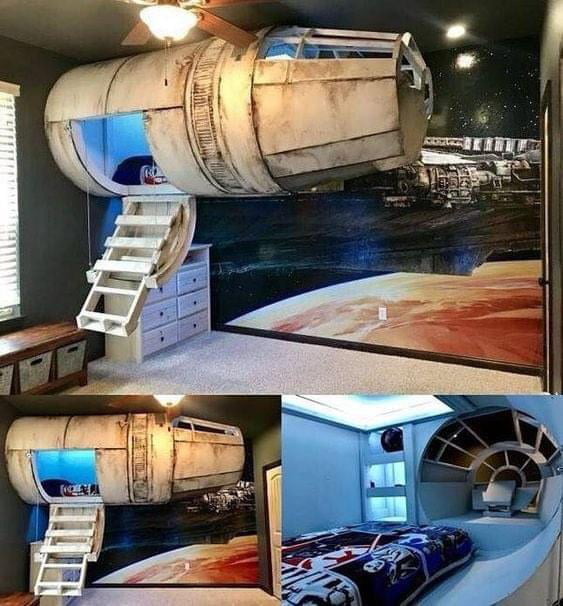 A Star Wars inspired bedroom - 9GAG