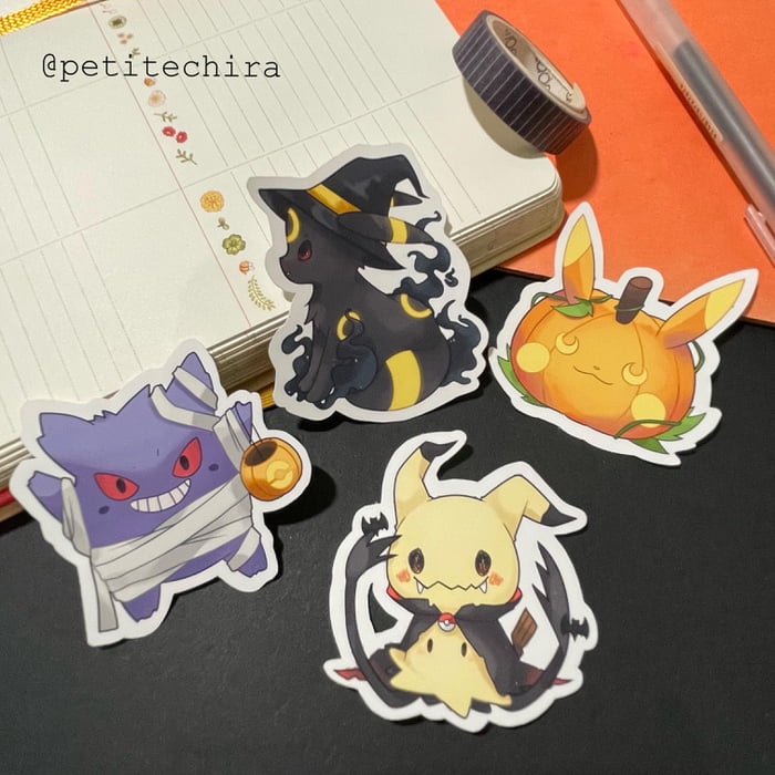 Made some stickers for spooky season! - 9GAG