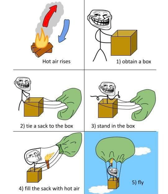 I love troll physics, they're so absurd. - 9GAG
