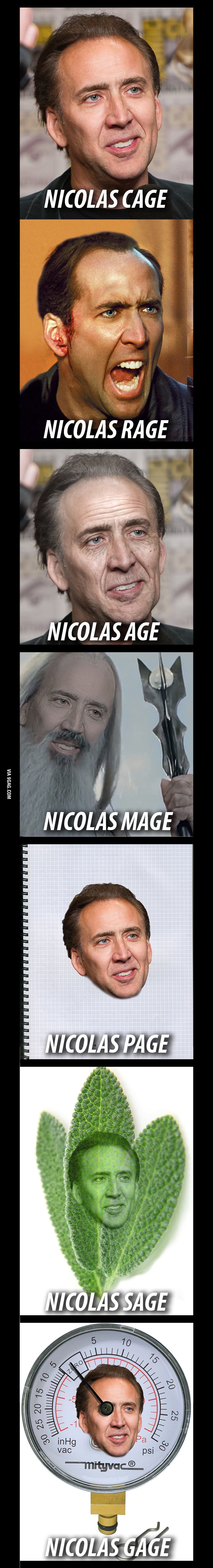 Nicolas Cages... - 9GAG