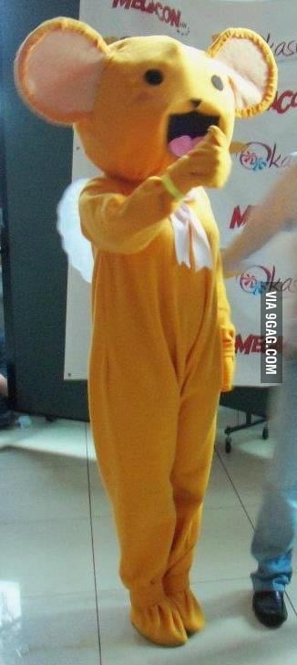 Hey guys, This is my Kero cosplay, made by my mom And my sister. - 9GAG