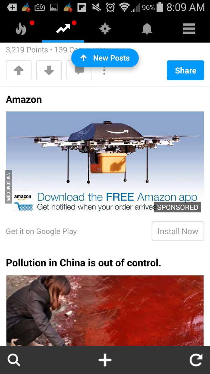 How a 5 star app becomes a 1 star app - 9GAG