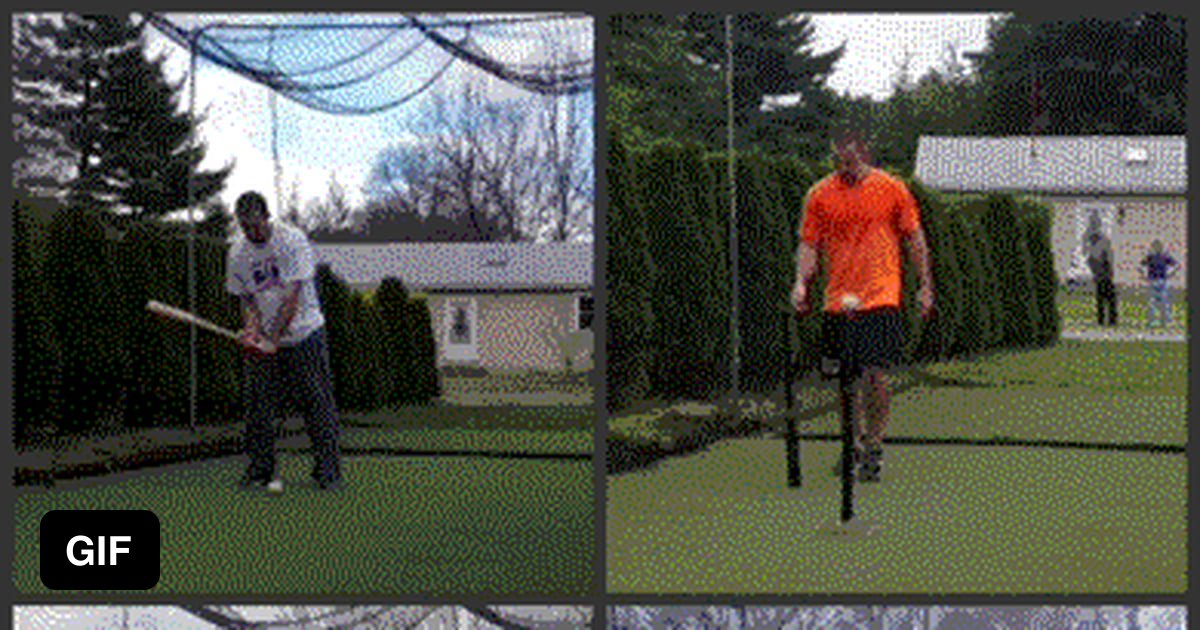 Synchronized Bat Tricks - 9GAG