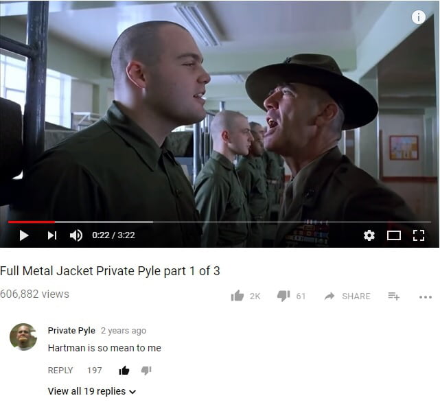 What are you laughing at PRIVATE PYLE - 9GAG