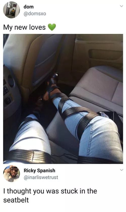 Seatbelt fashion - 9GAG